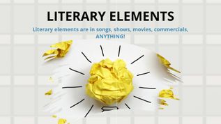 Literary Elements at emaze Presentation
