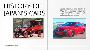 History of japans cars at emaze Presentation