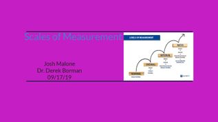 Scales of Measurement at emaze Presentation