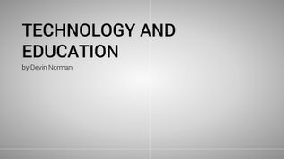 Technology and Education at emaze Presentation