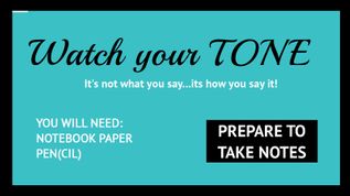 Henson CCHS -Watch your TONE at emaze Presentation