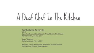 ASL at emaze Presentation