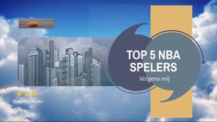 Top 5 NBA spelers at emaze Presentation