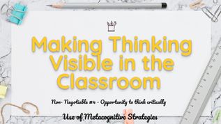 Making Thinking Visible in the Classroom at emaze Presentation