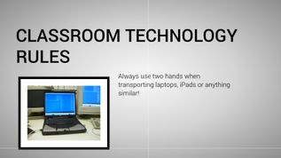 Classroom Technology rules at emaze Presentation