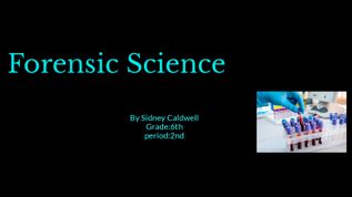 Forensic Science at emaze Presentation