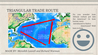 Triangular Trade Route at emaze Presentation