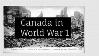 Canada in World War 1 at emaze Presentation