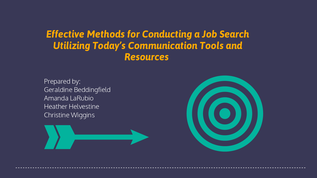 How to Conduct an Effective Job Search at emaze Presentation