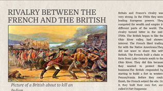 rivalry between the French and the British at emaze Presentation