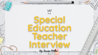 Special Education Teacher Interview at emaze Presentation