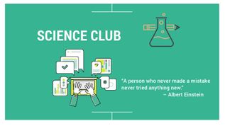 SCIENCE CLUB at emaze Presentation