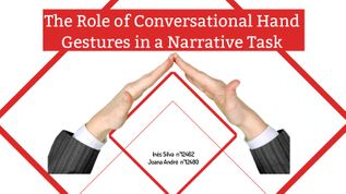 The Role of Conversational Hand Gestures in a Narrative at emaze ...
