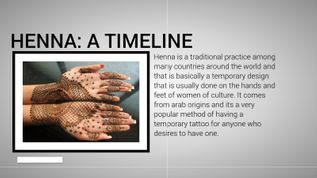henna: a timeline at emaze Presentation