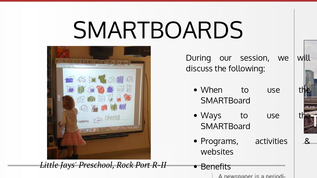 SMARTBoards in the Early Childhood Classroom at emaze Presentation