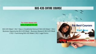 BUS 435 Education Specialist snaptutorial.com at emaze Presentation