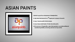 Asian Paints at emaze Presentation