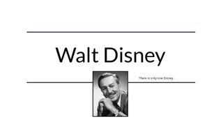 Walt Disney at emaze Presentation