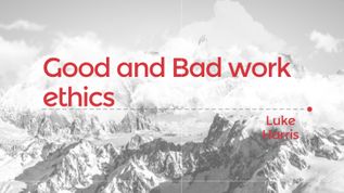 Good and Bad work ethics at emaze Presentation