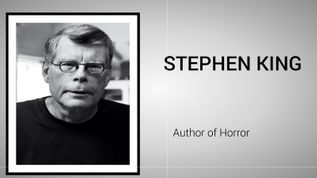 Stephen King at emaze Presentation
