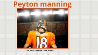 Peyton manning at emaze Presentation