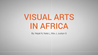 Visual Arts In Africa at emaze Presentation