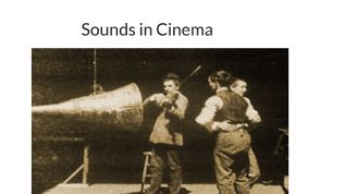 Sounds in Cinema at emaze Presentation