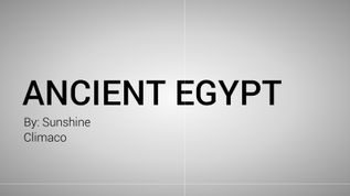 Ancient Egypt at emaze Presentation