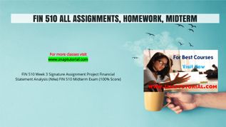 FIN 510 Education Specialist snaptutorial.com at emaze Presentation