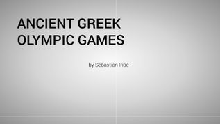 Ancient greek olympic games at emaze Presentation