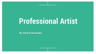 Professional Artist At Emaze Presentation