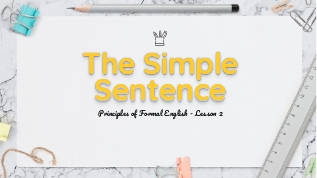 The Simple Sentence at emaze Presentation