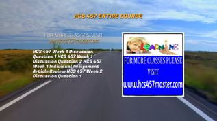 HCS 457 MASTER Remember Education--hcs457master.com at emaze Presentation