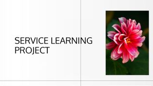 Service Learning project at emaze Presentation