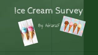 Ice Cream Survey at emaze Presentation