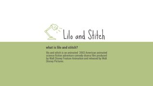 Lilo and Stitch at emaze Presentation