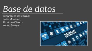 Base de datos at emaze Presentation