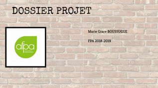 DOSSIER PROJET at emaze Presentation