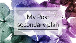 My Post secondary plan at emaze E-Card