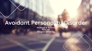 Avoidant Personality Disorder at emaze Presentation