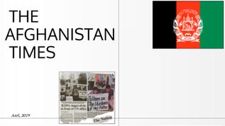 Afghanistan Newspaper at emaze Presentation