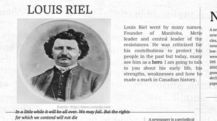 LOUIS RIEL at emaze Presentation