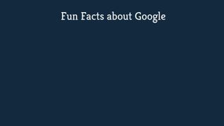 Fun Facts about Google at emaze Presentation