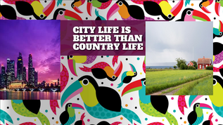 City life is bettter than the country at emaze Presentation