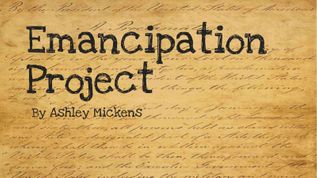 Emancipation Project at emaze Presentation