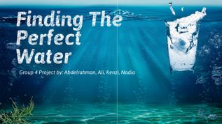 Finding The Perfect Water at emaze Presentation