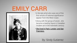 Emily Carr at emaze Presentation