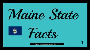 Maine Facts at emaze Presentation
