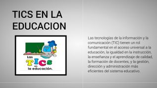 TICS EN LA EDUCACION at emaze Presentation