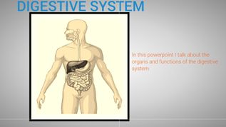 DIGESTIVE SYSTEM at emaze Presentation
